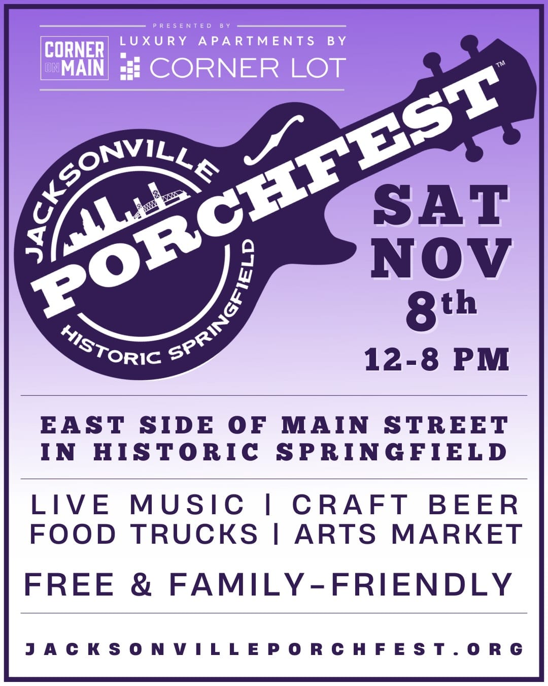 Jacksonville PorchFest 2025 | Date, Schedule, and Details